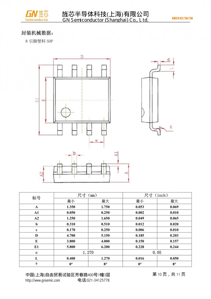 GN2535 datasheet page 10