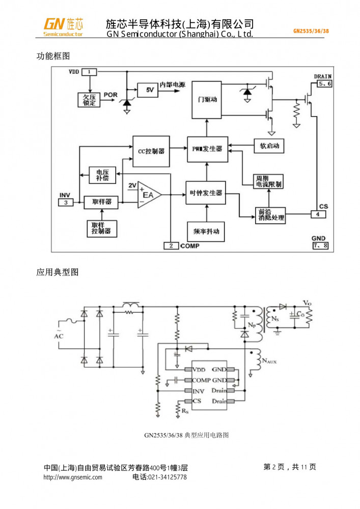 GN2535 datasheet page 2