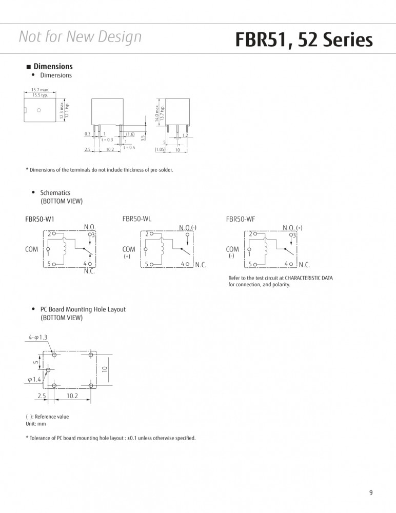 FBR51ND12-W1 technical document page 9
