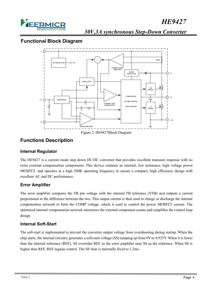 HE9427 datasheet page 4