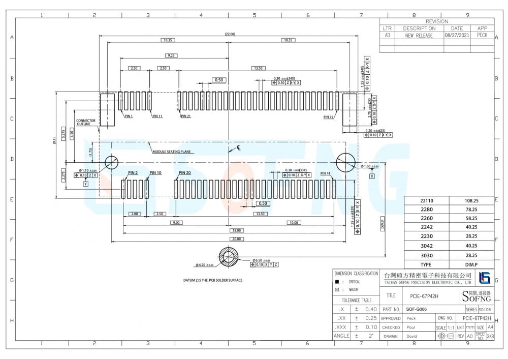 PCIE-67P42H technical drawing page 3