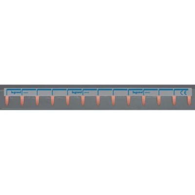 Supply busbar - Prong-type 1P+N universal 1m - Max 57 devices connected - 63A rated current - 400V max operating voltage for sale