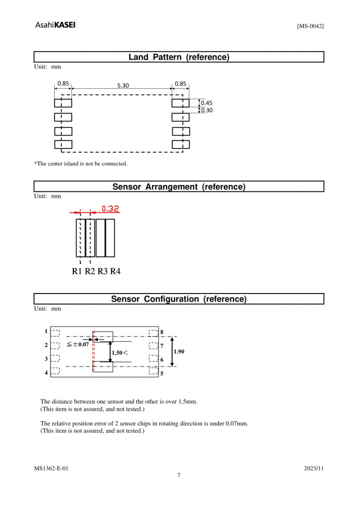 AKM MS-0042 datasheet page 7