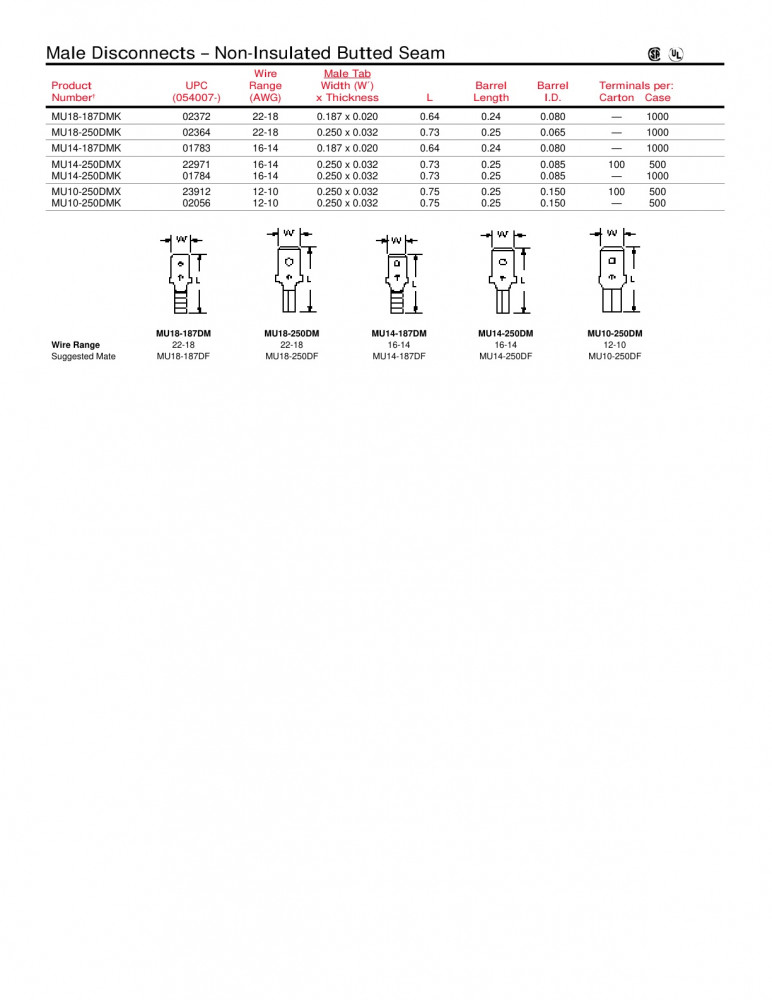 MU18-187DMK 3M technical document preview