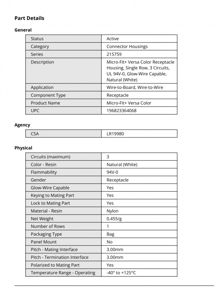 MOLEX 2157591013 technical document image 2