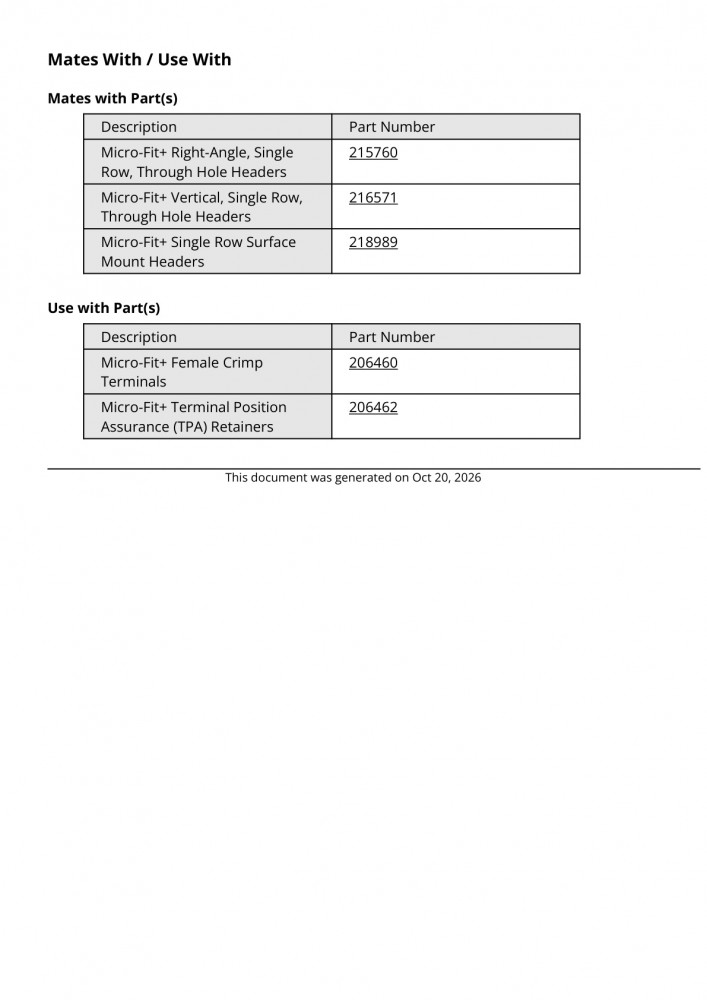MOLEX 2157591013 technical document image 3