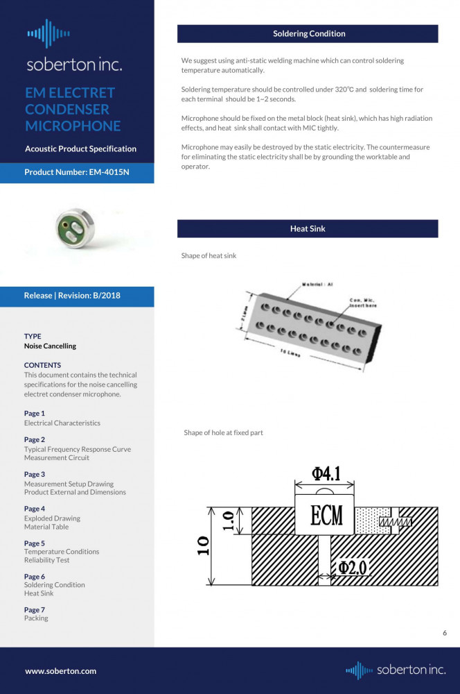 433-1230-KIT acoustic specification page 6