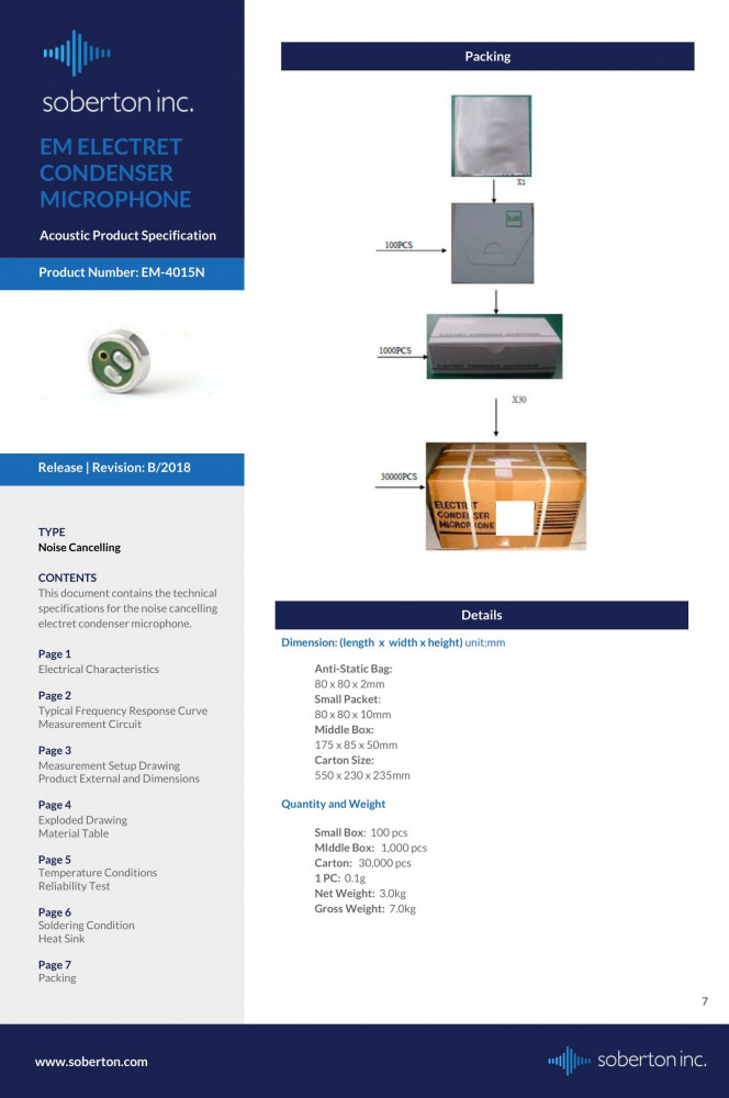 433-1230-KIT acoustic specification page 7