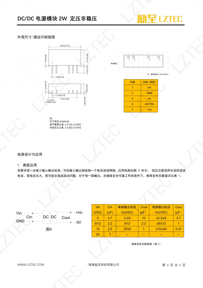 F2405S-2WR3 datasheet page 4