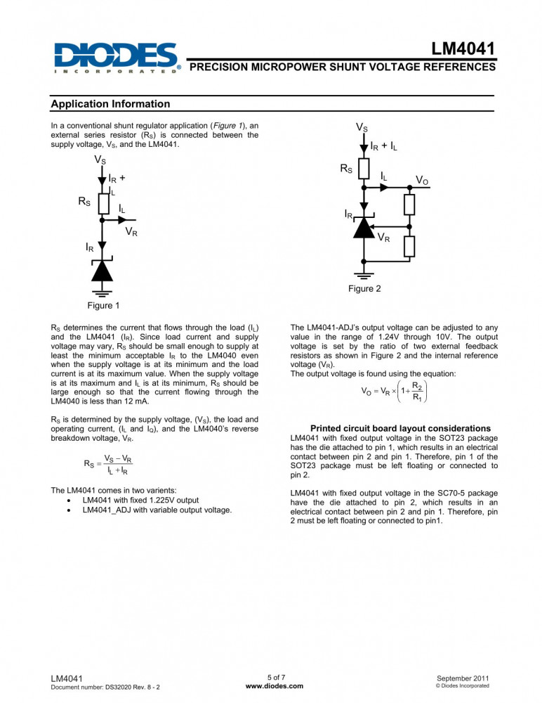 LM4041 datasheet page 5