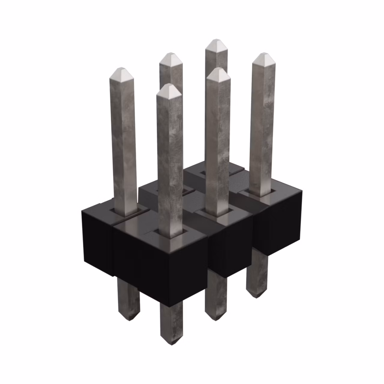 C-Grid Header, 2.54mm Pitch, Through Hole, Dual Row, Vertical, 6 Circuits, 2.54µm Tin (Sn) Plating, Tray Packaging, Lead-Free for sale