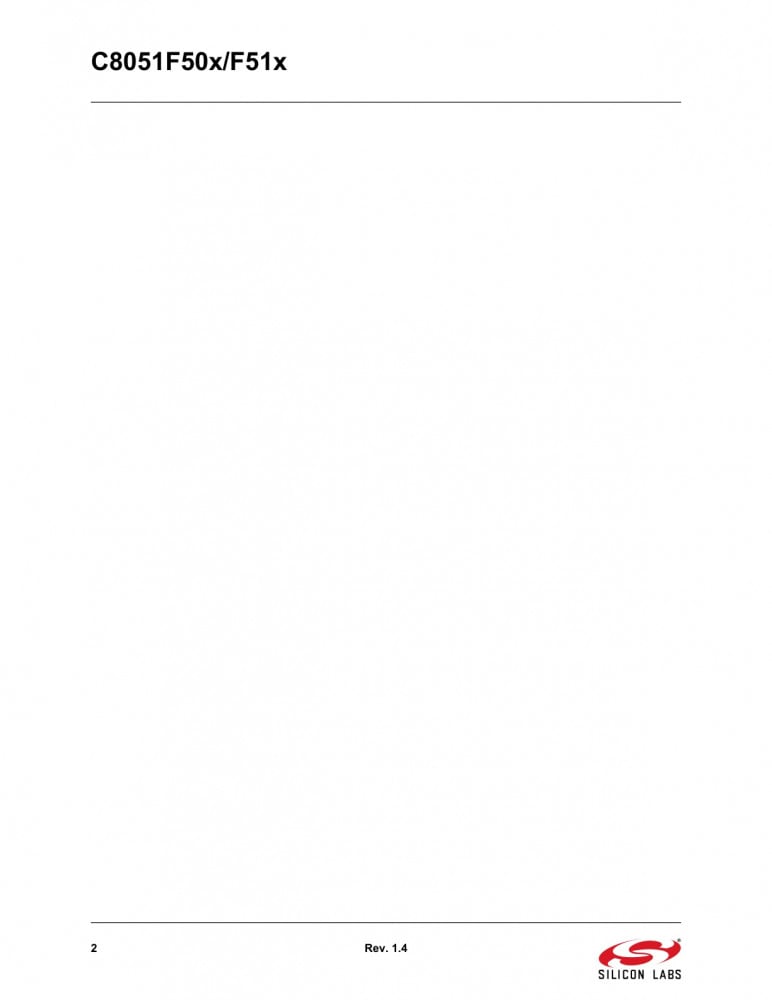 C8051F503-IQ datasheet page 2