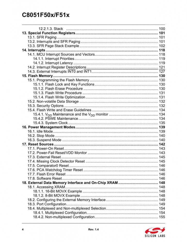 C8051F503-IQ datasheet page 4