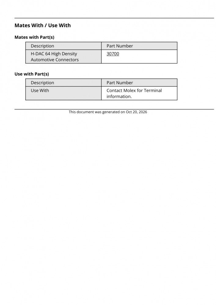 Technical document image 3 for Molex part 309681168