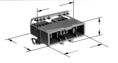 YAZAKI 7123-7842-80 Rectangular Connector Housing for sale