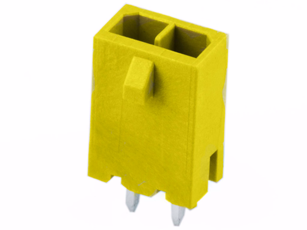 Micro-Fit+ Versa Color Vertical Header, Through Hole, 3.00mm Pitch, Single Row, 7 Circuits, Matte Tin (Sn) Plating, Glow-Wire Capable, Yellow