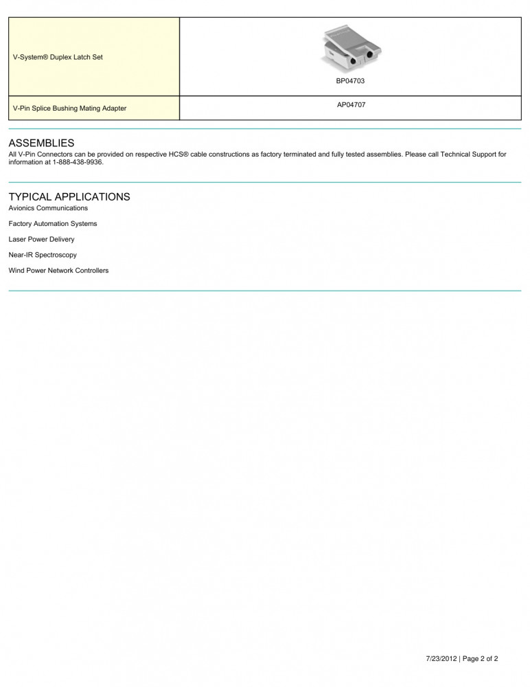BP04260-02 technical document page 2