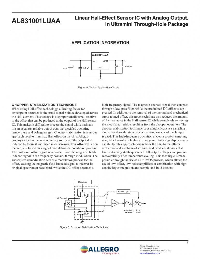 ALS31001LUAATN datasheet page 8