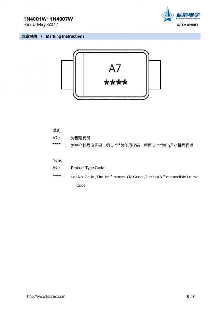 1N4007W datasheet page 6