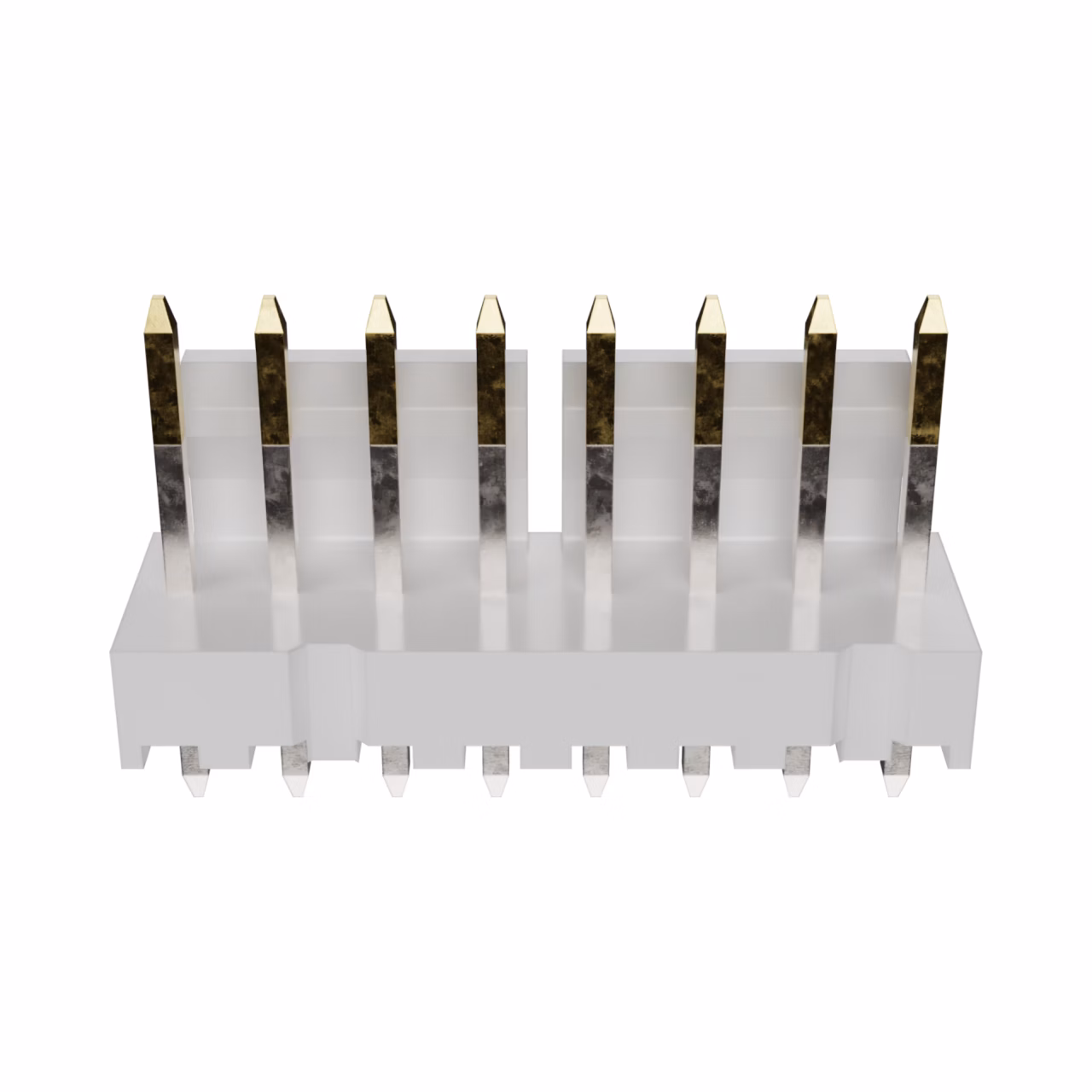 KK 254 Solid Header, Vertical, with Friction Lock, 8 Circuits, 0.76µm Gold (Au) Plating, 2.79mm Tail Length, Bag for sale