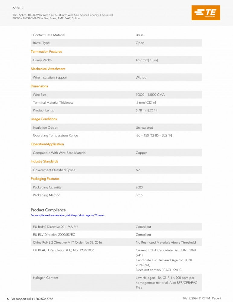 63561-1 technical document page 2