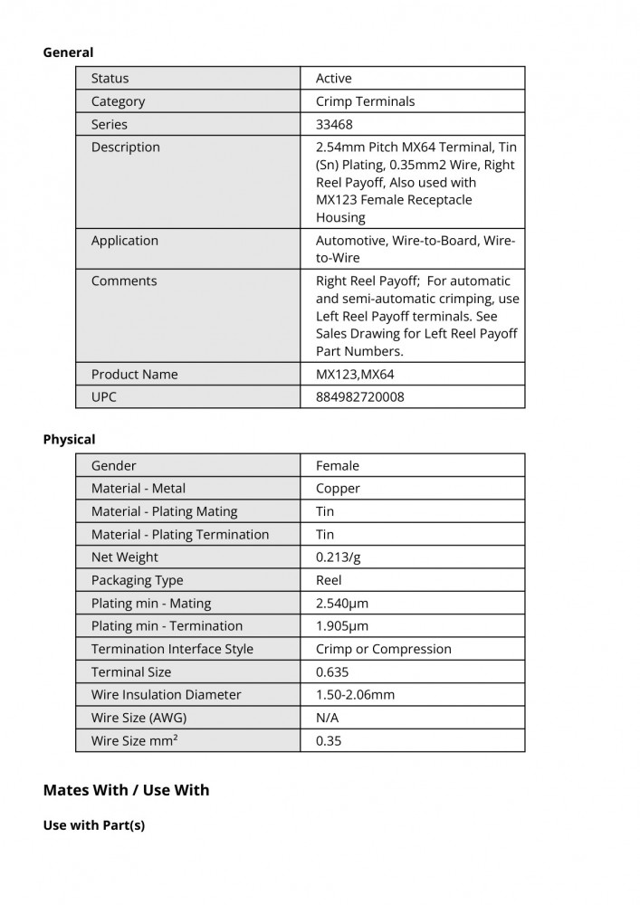 Product document page 2