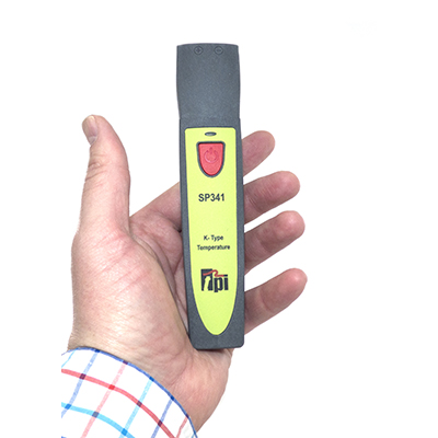 K Type Thermocouple Thermometer. Use with TPI View App to perform and record differential temperature tests. for sale