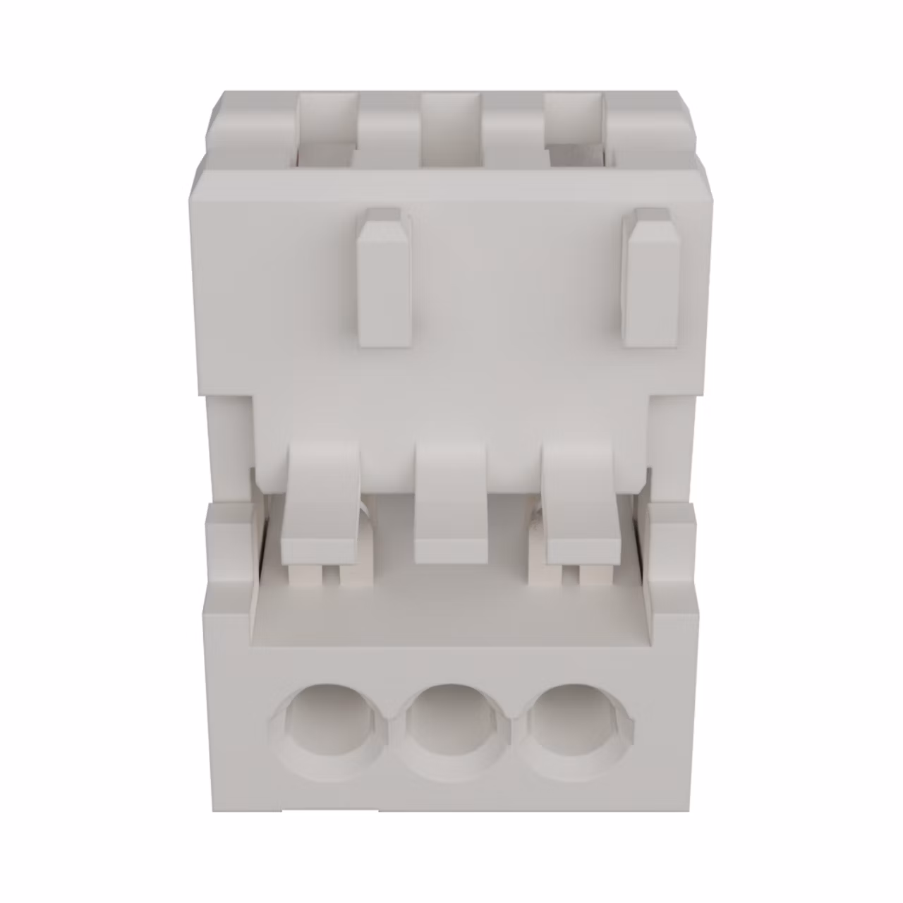 Appli-Mate RAST 2.5 Female Connector, 5.00mm Pitch, 2 Circuits, Position A and C Removed, Open Endwalls for sale