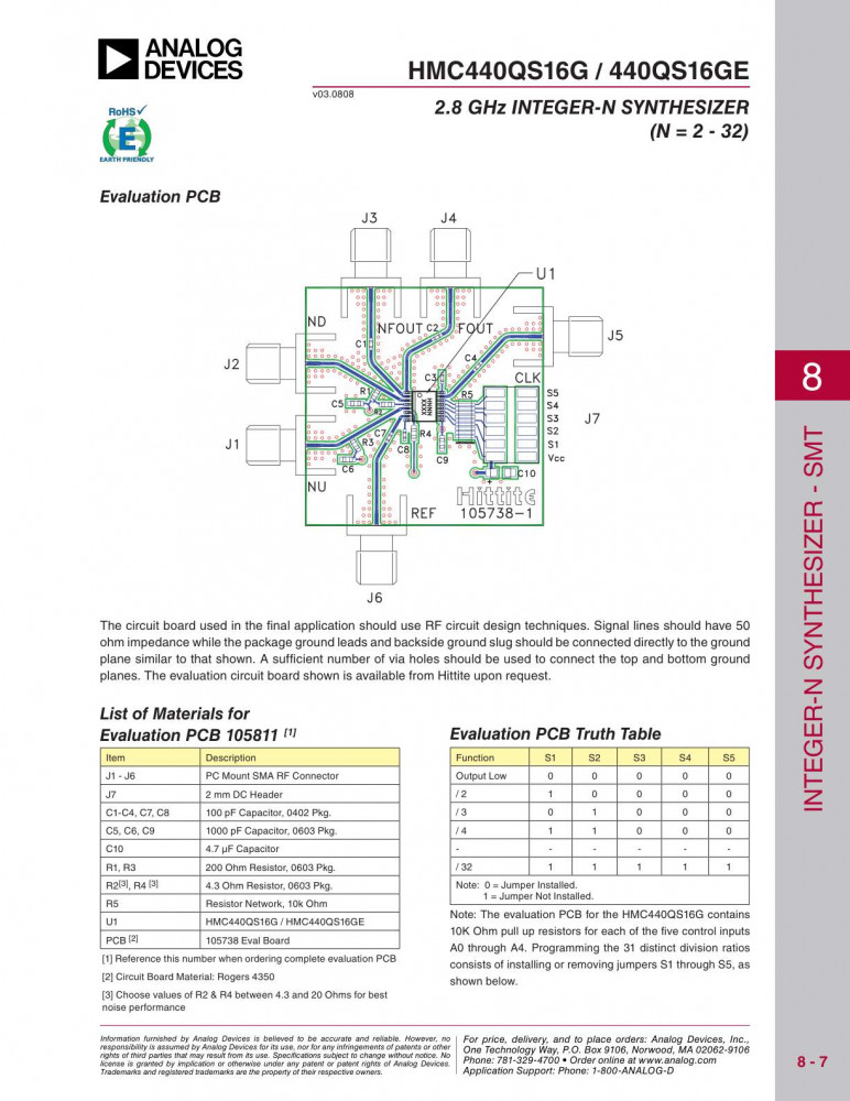 HMC440QS16GE datasheet page 6