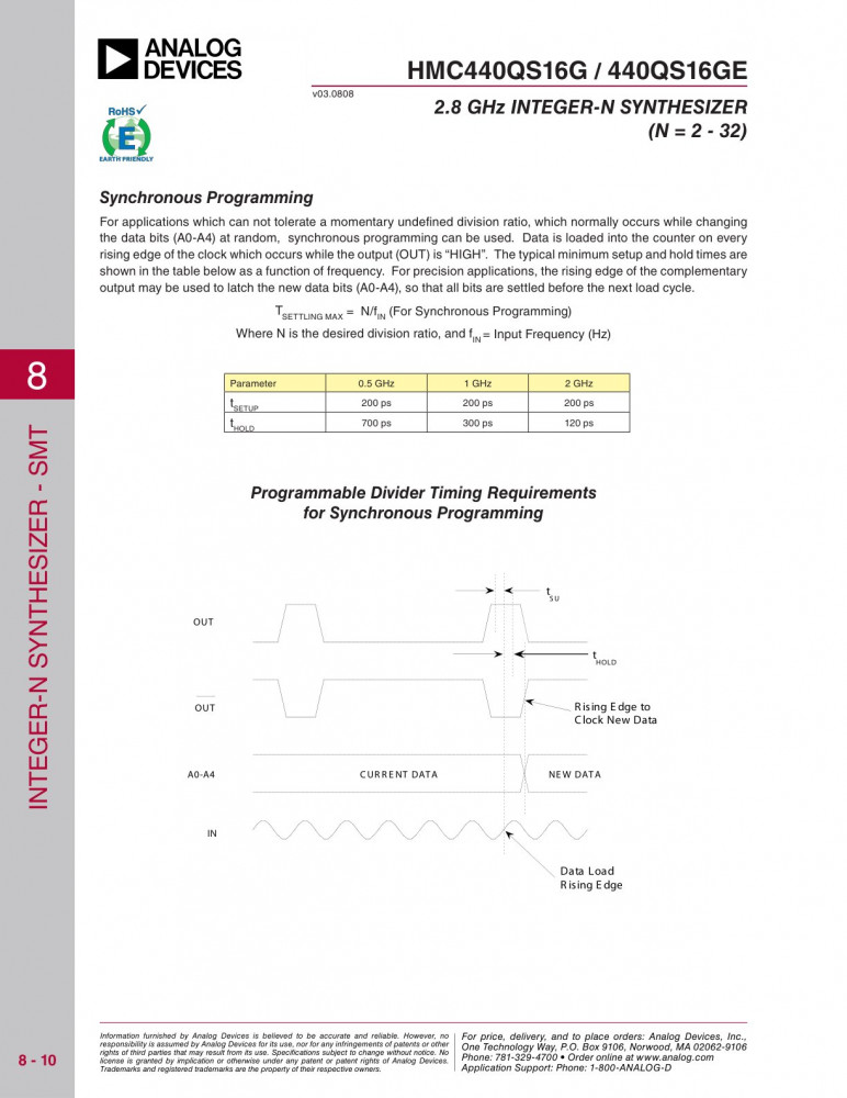 HMC440QS16GE datasheet page 9