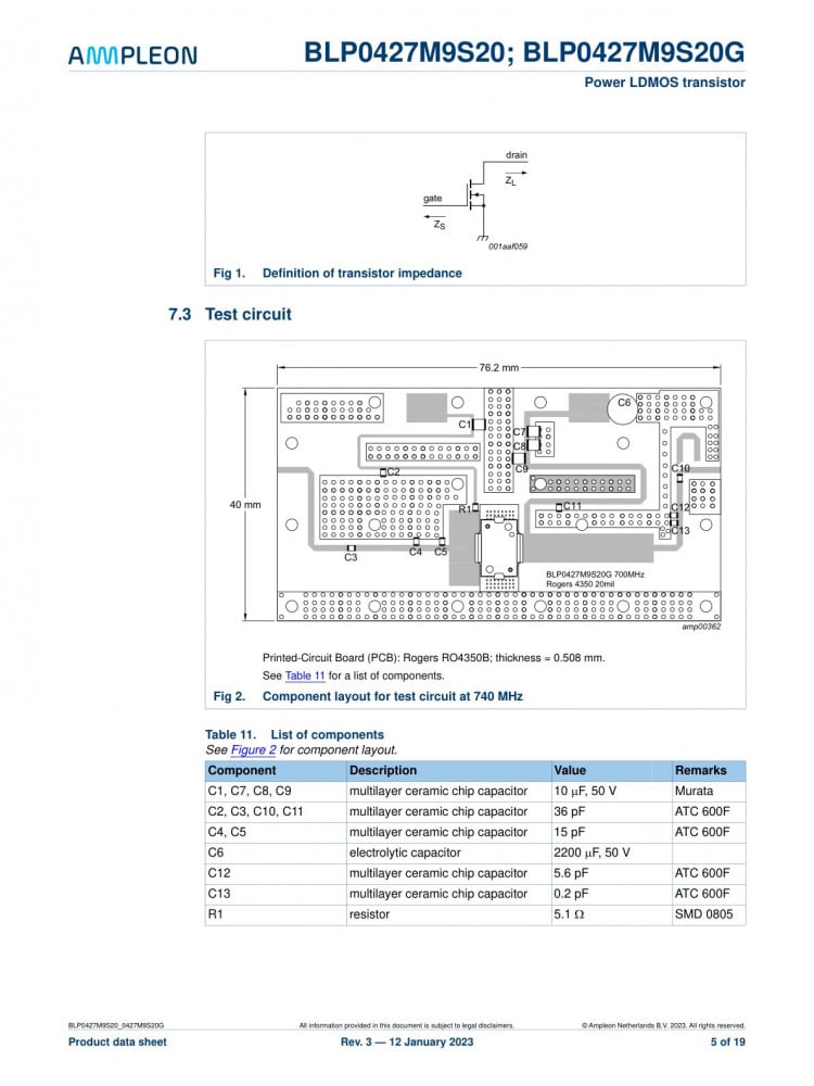 BLP0427M9S20XY datasheet page 5