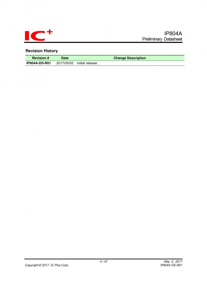 IP804A datasheet page 4
