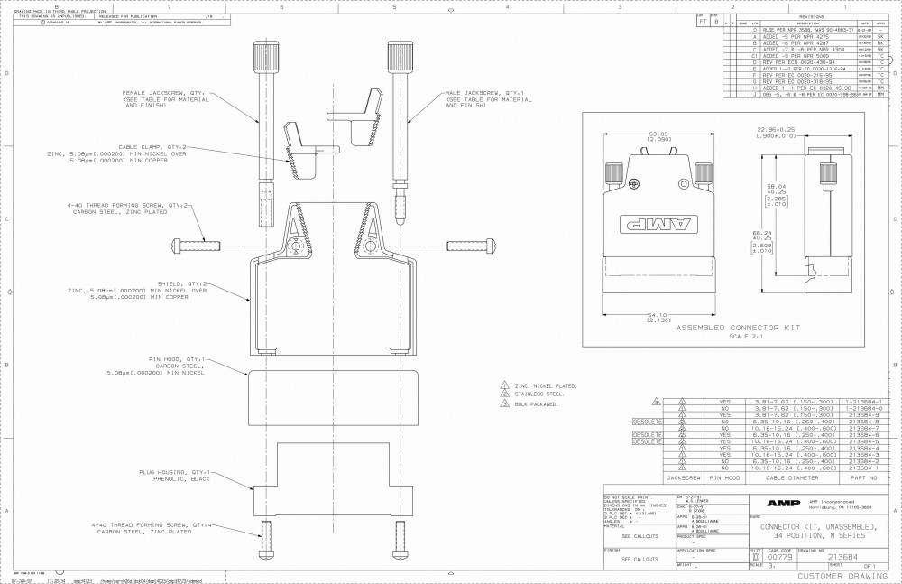 TE Connectivity 213684-2 customer drawing preview