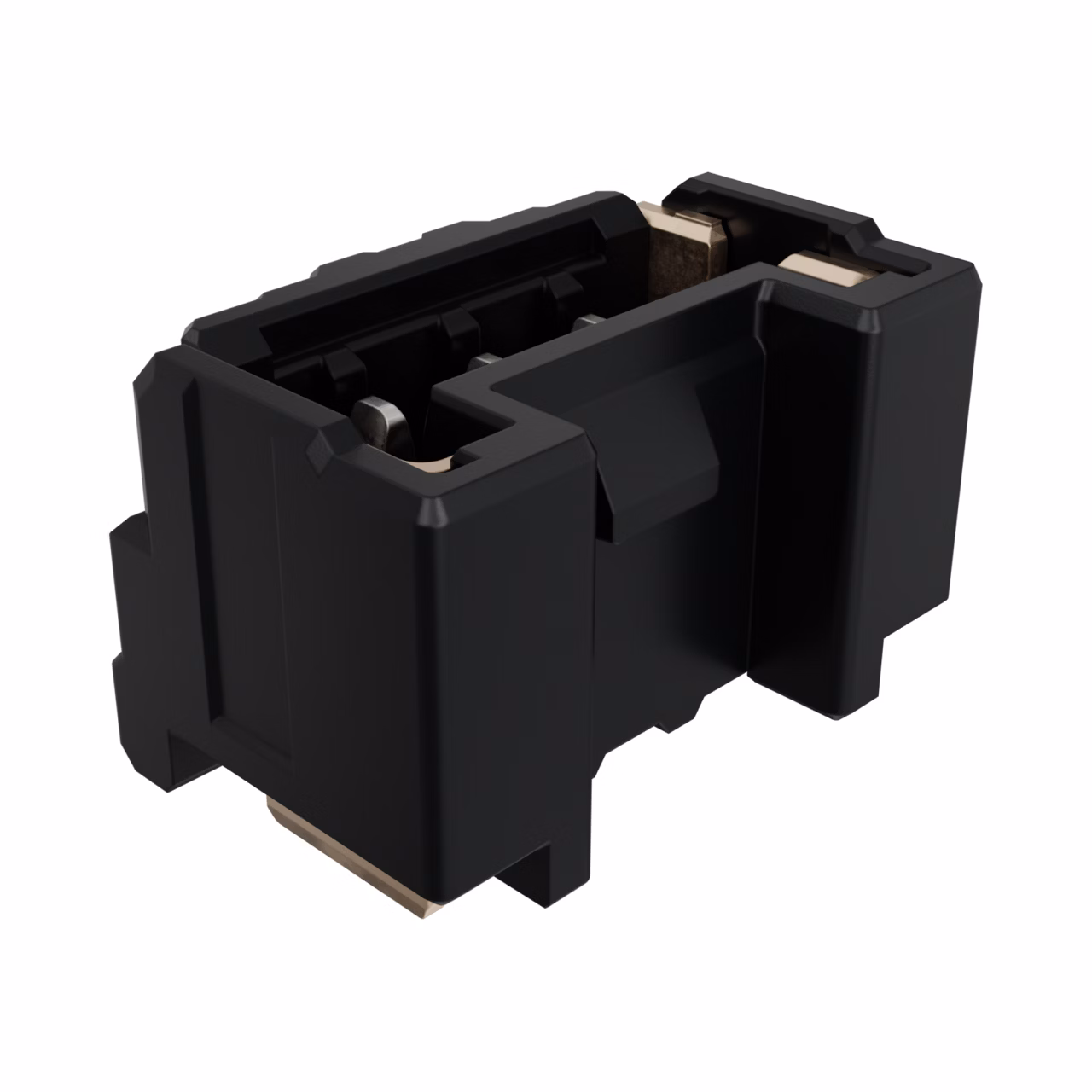 1.50mm Pitch, Micro-Lock Plus PCB Header, Single Row, Right Angle, Surface Mount, Tin-Bismuth Plating, Positive Lock, 3 Circuits, Black for sale