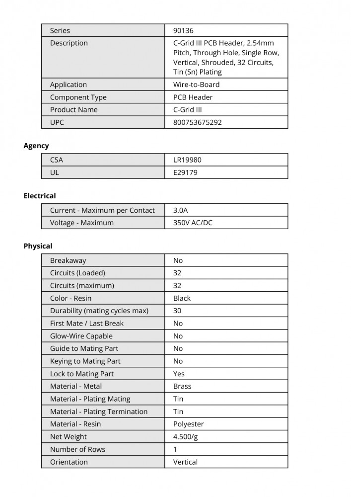 MOLEX 901361132 product document page 2
