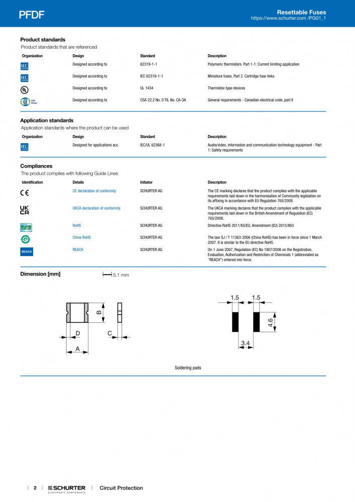 PFDF.050.2 technical document page 2