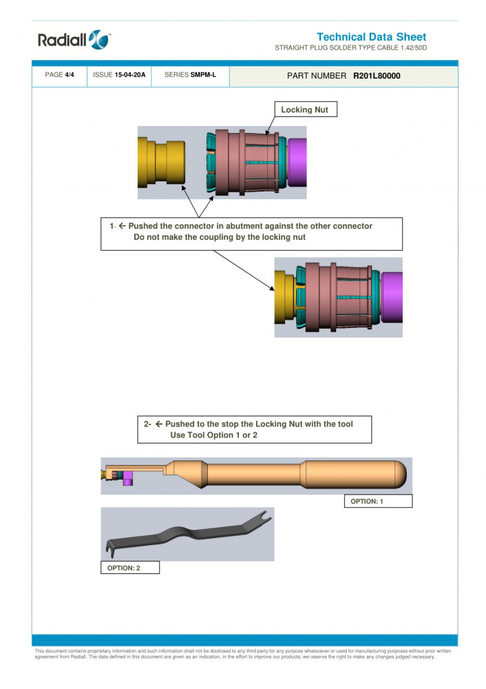 R201L80000 datasheet page 4: locking operation with the specified tool