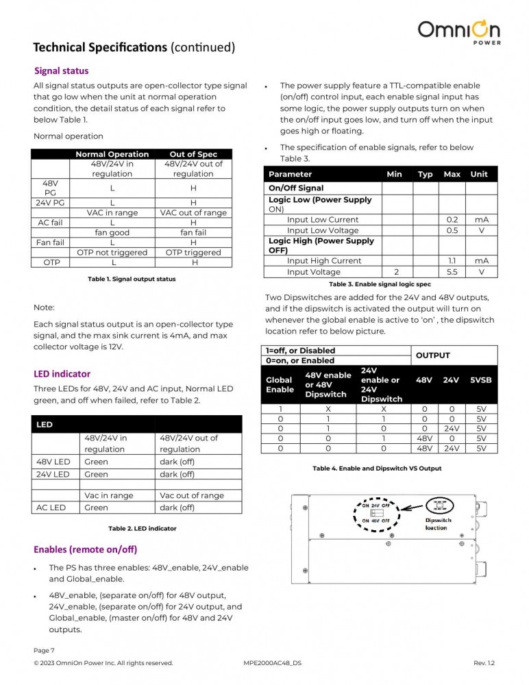 MPE2000 technical document page 7