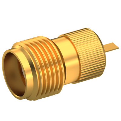 SMA / STRAIGHT JACK RECEPTACLE FEMALE GOLD for sale