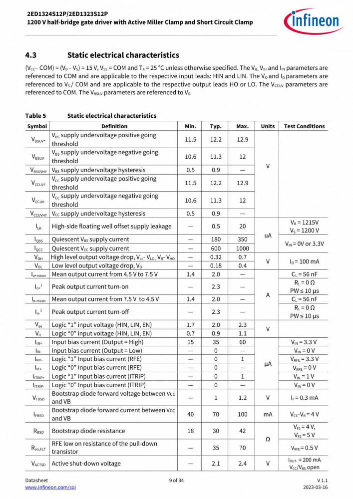 2ED1323S12PXUMA1 datasheet page 9