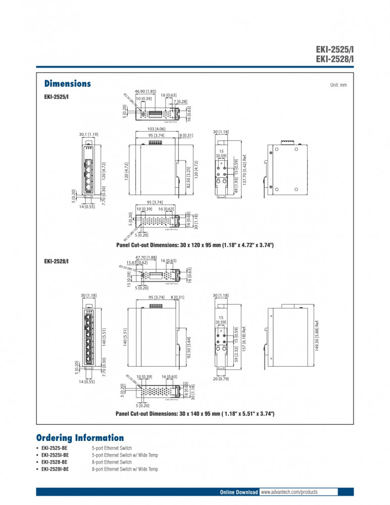 EKI-2525 product document page 2