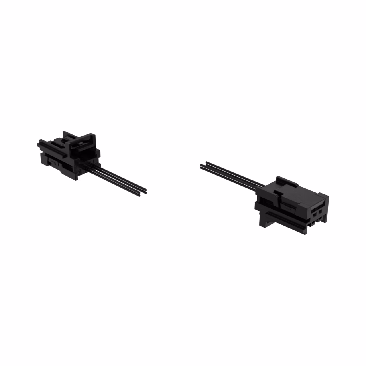 Mini50-to-Mini50 Off-the-Shelf (OTS) Cable Assembly, 2.00mm Pitch, Single Row, 600.00mm Length, 2 Circuits, Black for sale