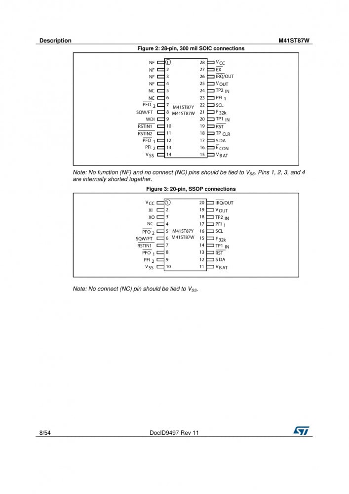 M41ST87WMX6TR datasheet page 8