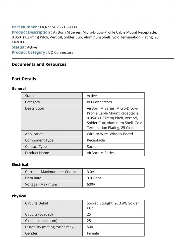 MQ-222-025-213-0000 document page 1