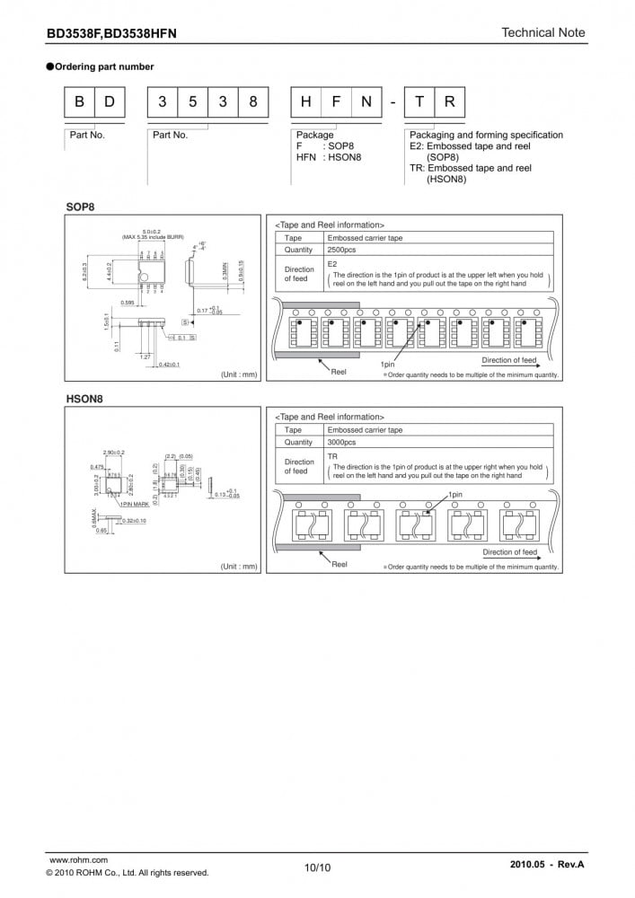 BD3538F-E2 technical document page 10