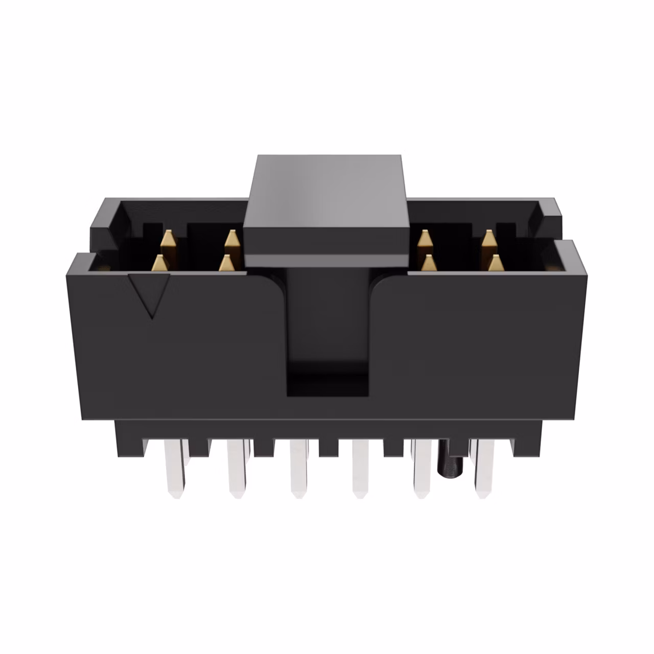 2.00mm Pitch, Milli-Grid PCB Header, Dual Row, Vertical, Through Hole, Shrouded, 12 Circuits, 0.76µm Gold (Au) Plating, 2.50mm Tail Length, Dual Side Slots, Center Polarization, with Cap and Peg, Tape and Reel for sale