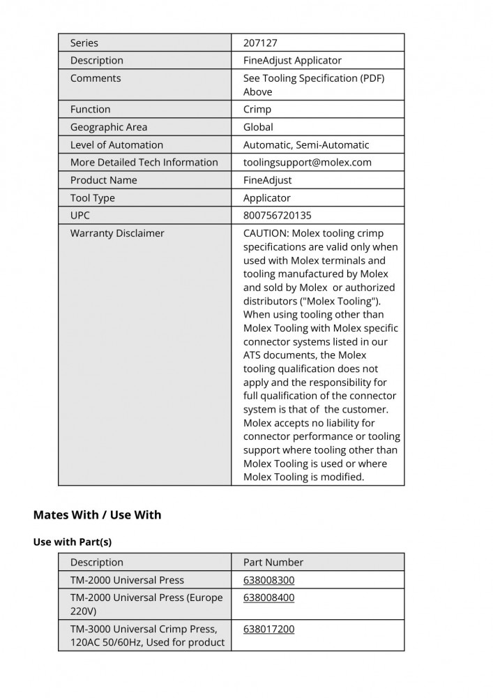 Product document page 2