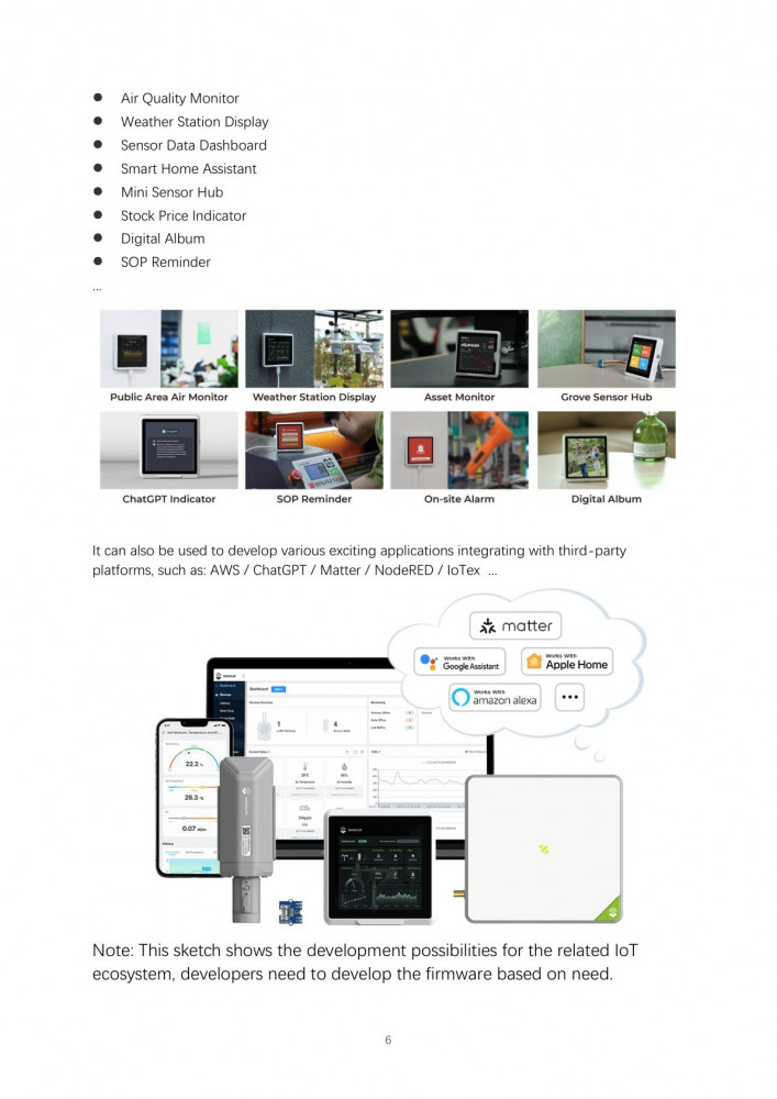 SenseCAP Indicator manual page 7