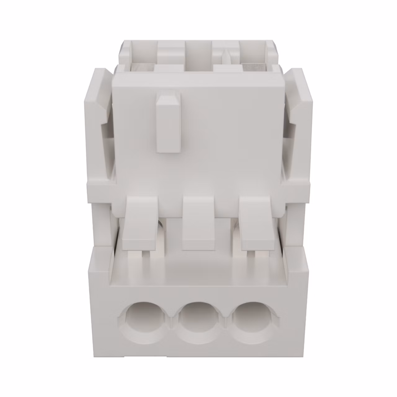 Appli-Mate RAST 2.5 IDT Housing, 2.50mm Pitch, with Side Latches, Female, 2 Circuits, Position Keys A, C & D Removed, Polarizing Rib Between 2/3, Voided Circuit 2, Blue Color Stripe for sale