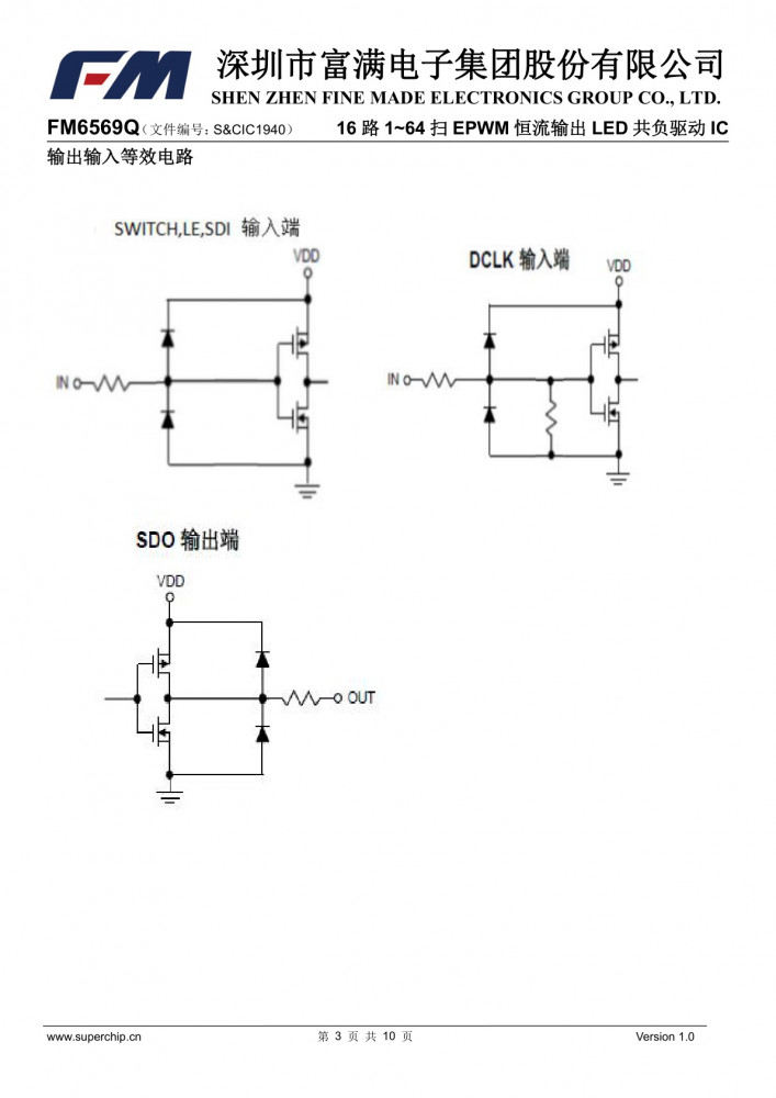 FM6569Q datasheet page 3
